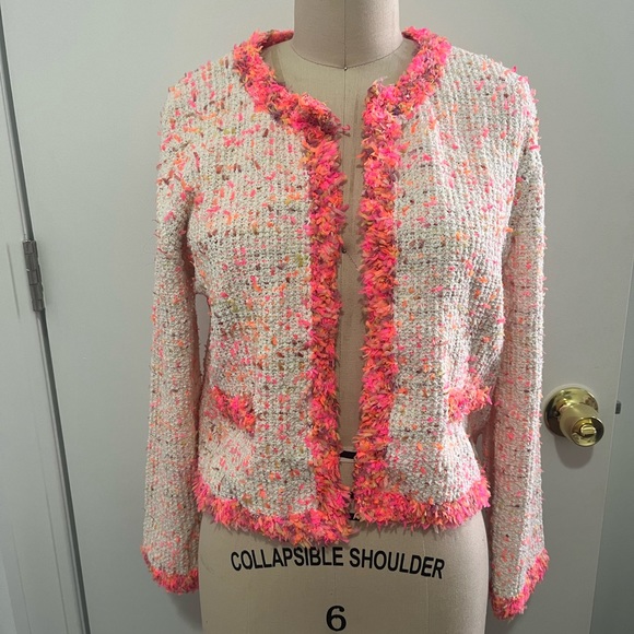 Zara | Jackets & Coats | Zara Boucle Tweed Jacket | Poshmark